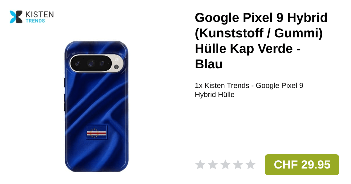 Kisten Trends Google Pixel 9 Hybrid Hülle Kap Verde - Blau