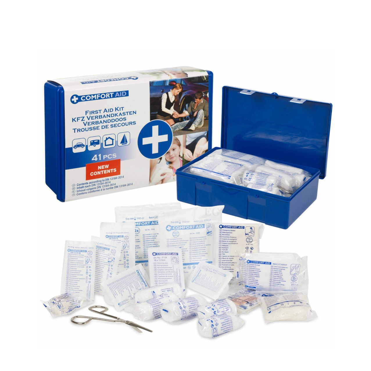 Comfort Aid Auto KFZ Verbandskasten Erste Hilfe Set