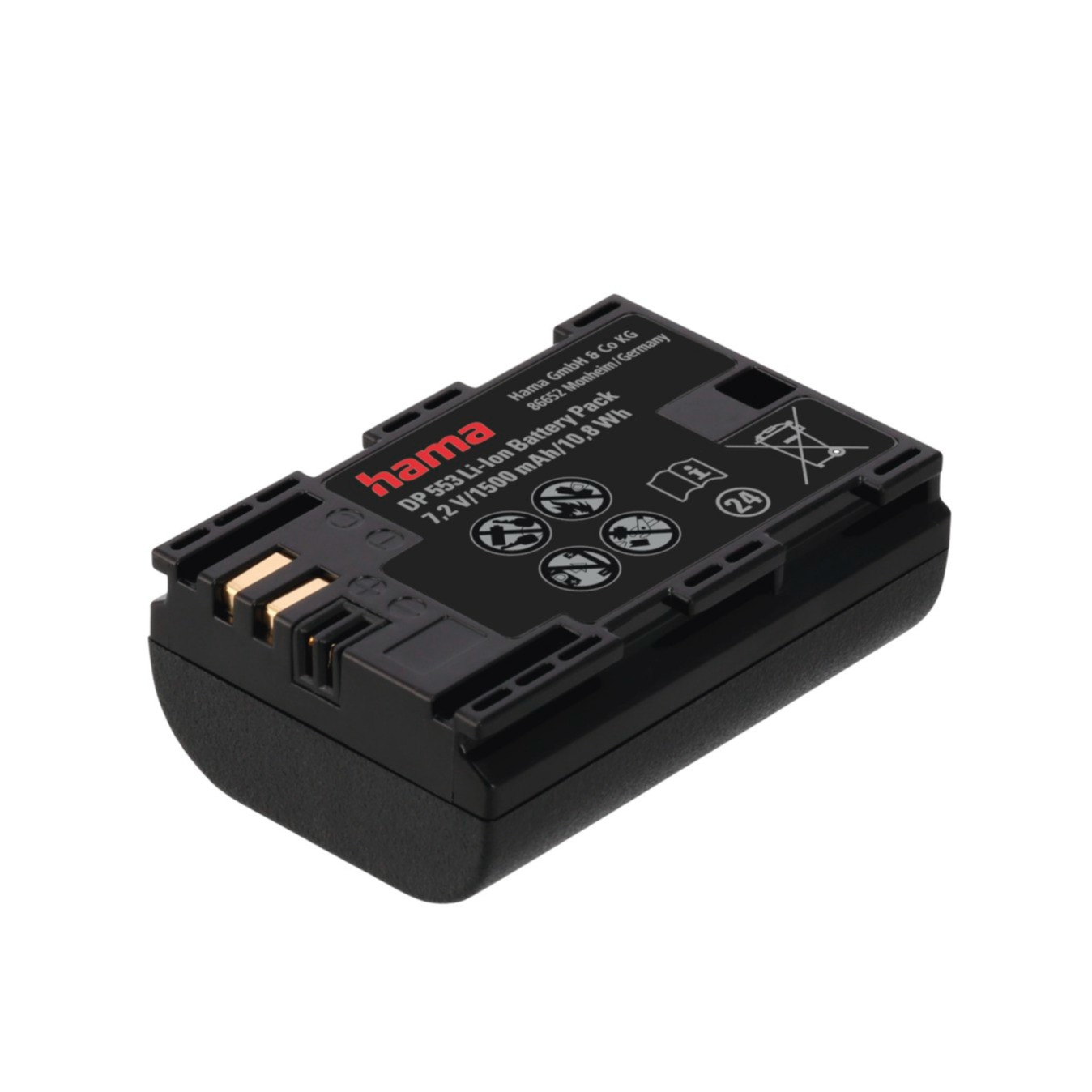 Hama - Canon LP-E6 Akku 7.2V mit 1500mAh Kapazität