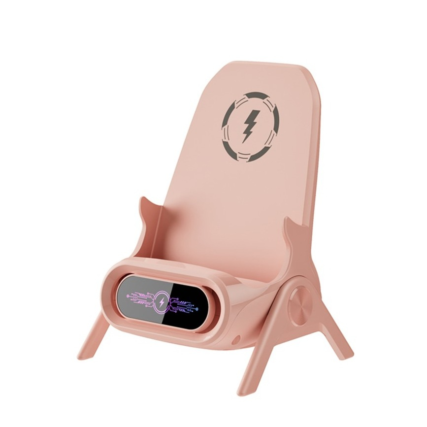 (15W) Magnetischer Wireless Charger Ladestation Rosa