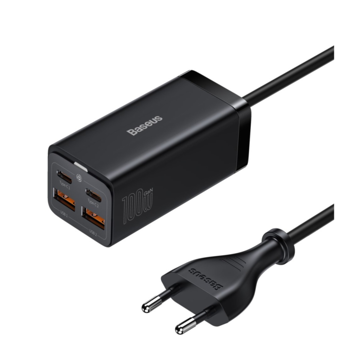 Baseus 100W GaN3 USB C / USB A Ladegerät + Ladekabel Baseus 100W GaN3 USB C / USB A Ladegerät + Ladekabel