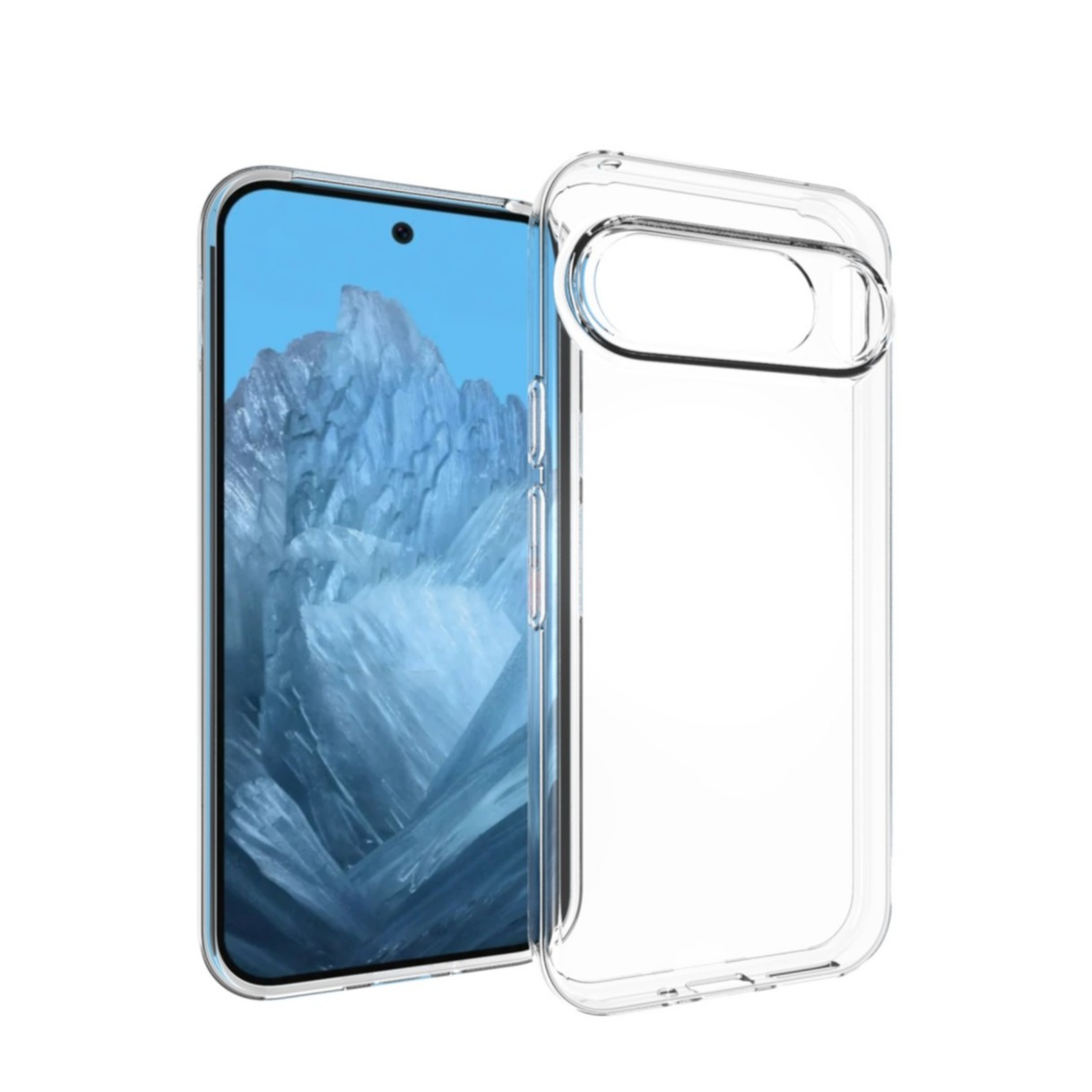 Google Pixel 9 / Pixel 9 Pro Gummi Hülle Transparent
