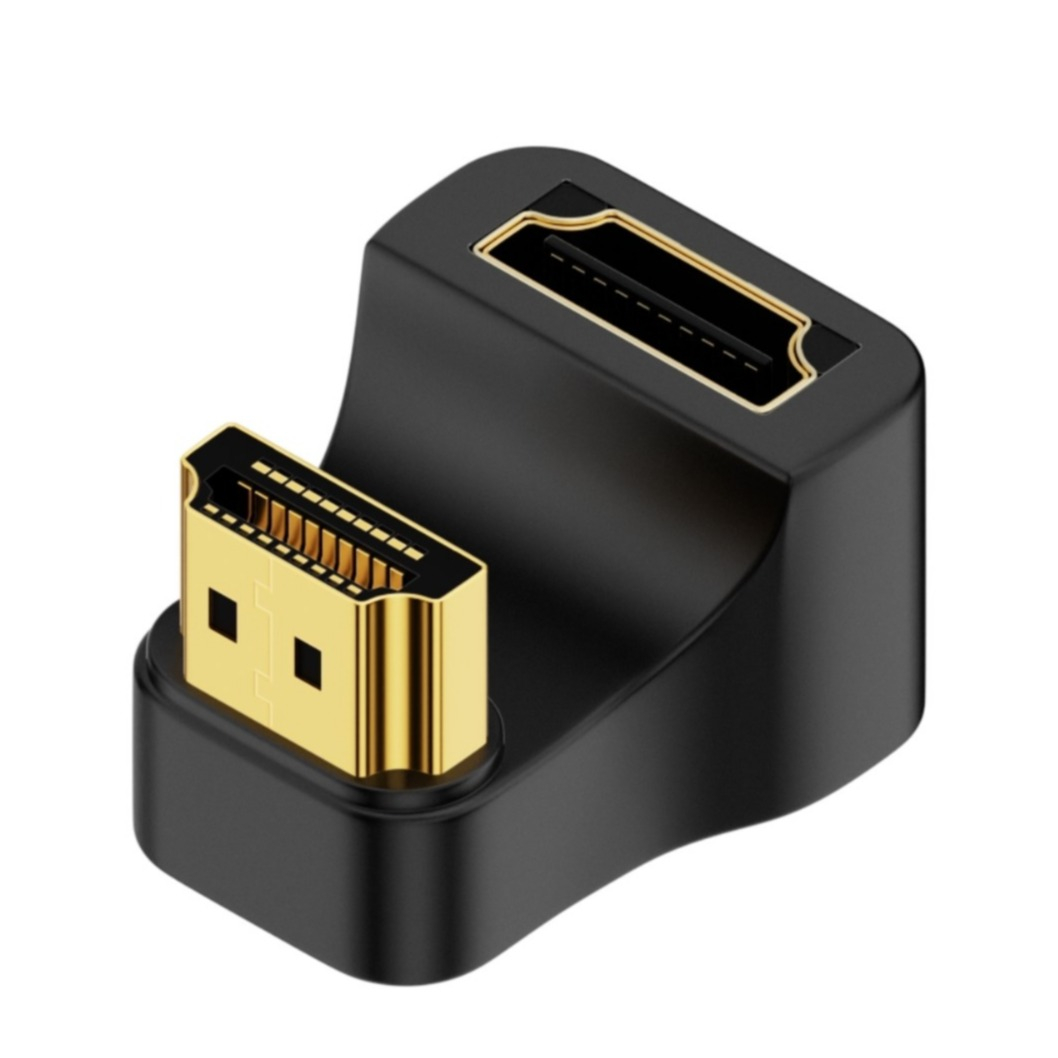 HDMI (M) auf HDMI (W) 360° Winkel Adapter (8K@60Hz)
