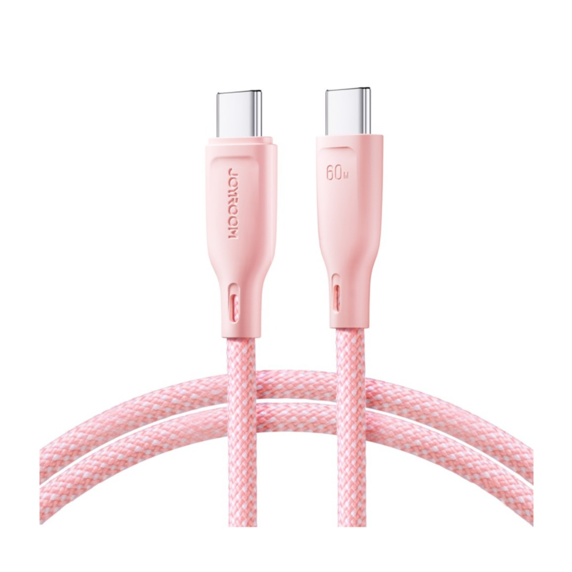 Joyroom (1m) 60W USB C auf USB C Ladekabel PD Rosa