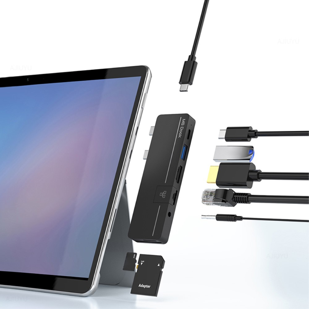 Microsoft Surface Pro 8 / X Adapter HDMI/USB C/LAN
