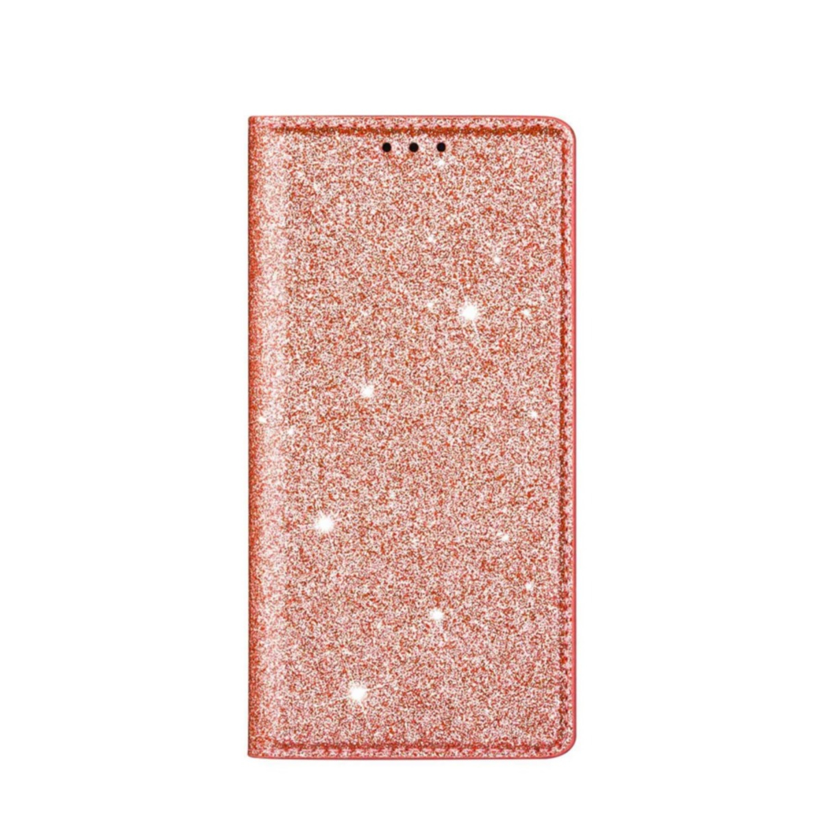Galaxy S23+ Plus 5G Flip Cover Tasche Glitzer Roségold