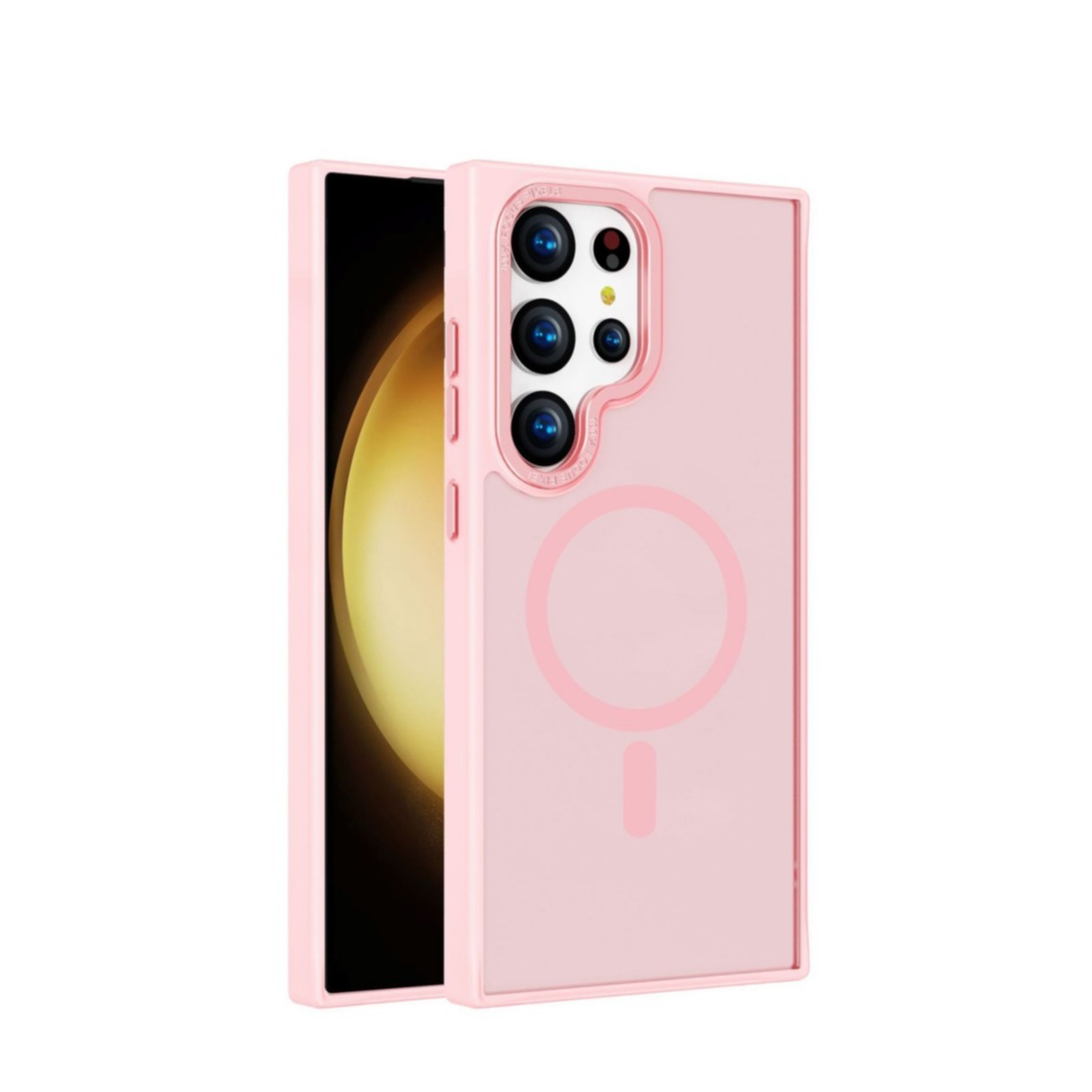 Galaxy S24 Ultra Soft Touch Hardcase Hülle Rosa