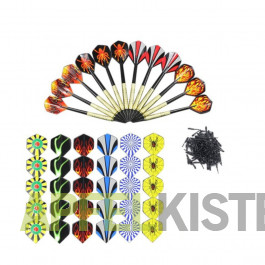 (142-tlg. Set) Softdart Pfeile Wurf Flights Spitzen