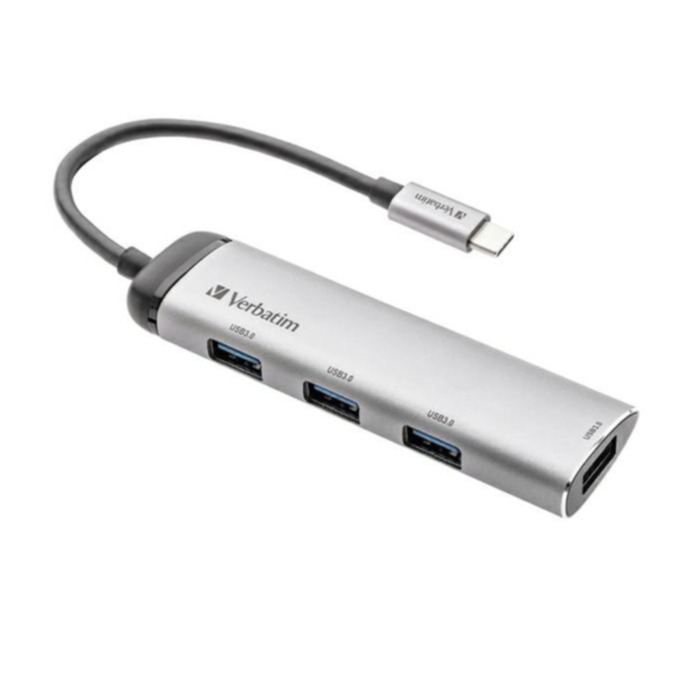 Verbatim USB C Multiport Adapter HUB (49147) Silber
