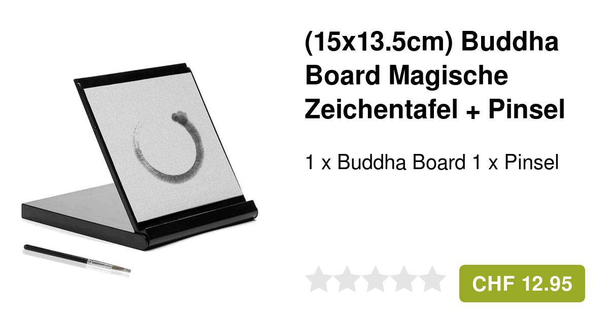 15x13.5cm Buddha Board Magische Zeichentafel + Pinsel