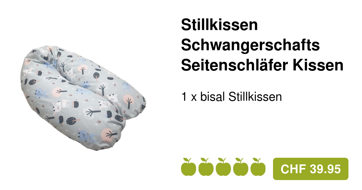 bisal Stillkissen Schwangerschaft Seitenschläferkissen