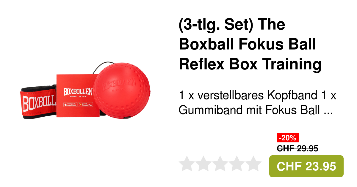 Boxbollen The Boxball Focus Ball Reflex Box Training