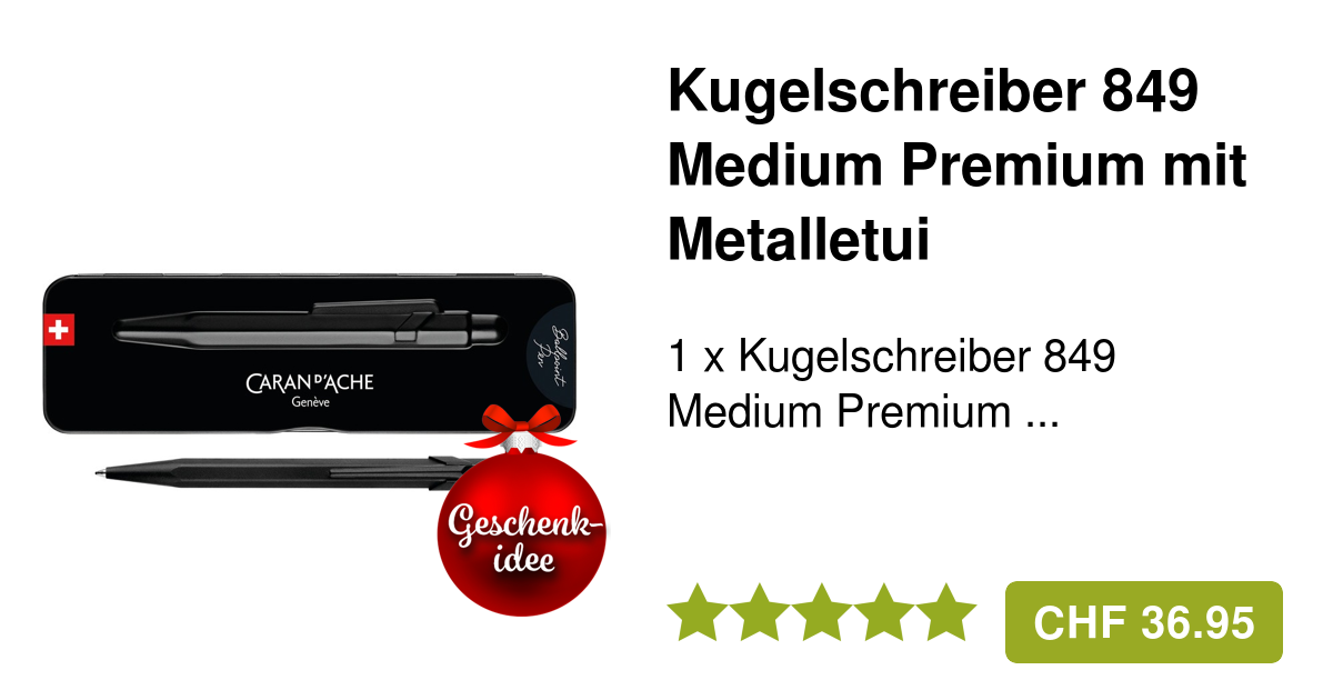 Caran d'Ache Kugelschreiber 849 Medium Premium Etui