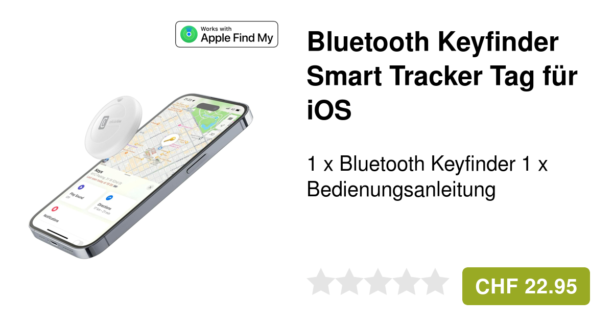 Cellularline Tracy Bluetooth Keyfinder Smart Tracker