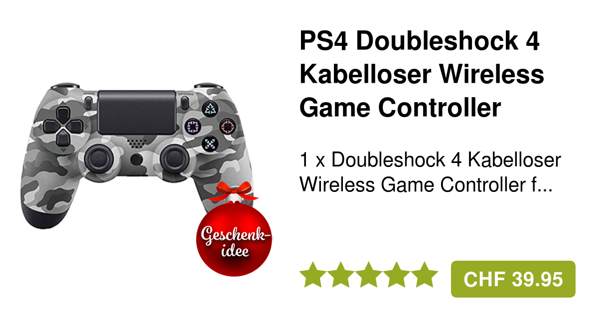 Doubleshock 4 Game Controller für PS4 Camouflage