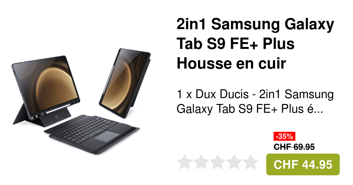 Housse Dux Ducis 2in1 Samsung Galaxy Tab S9 FE+ Plus