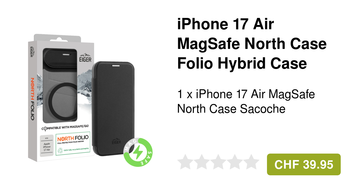 %manufacturer# iPhone 17 Air MagSafe North Folio Hybrid Case