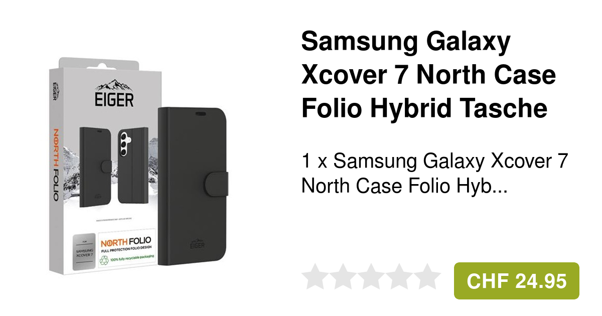 Eiger Samsung Galaxy Xcover 7 North Case Folio Tasche