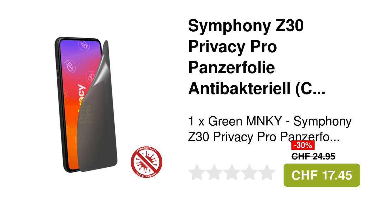 Green MNKY - Symphony Z30 Privacy Pro Panzerfolie