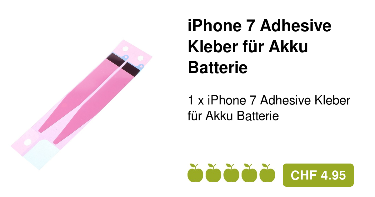 iPhone 7 Adhesive Kleber für Akku Batterie
