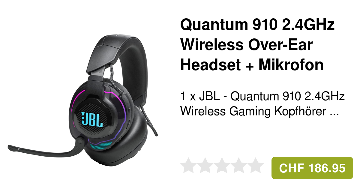 JBL - Quantum 910 Wireless Gaming Over-Ear Kopfhörer