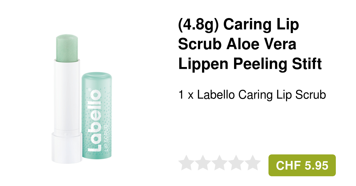Labello (4.8g) Caring Lip Scrub Aloe Vera Peeling