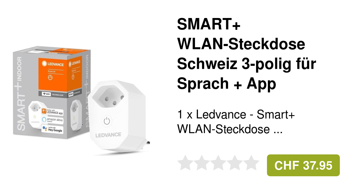 Ledvance - Smart+ WLAN Steckdose CH (iOS / Android)
