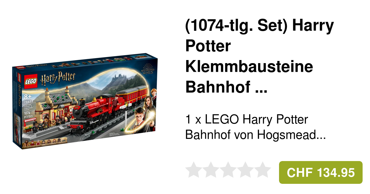 LEGO Harry Potter Klemmbausteine Bahnhof von Hogsmeade