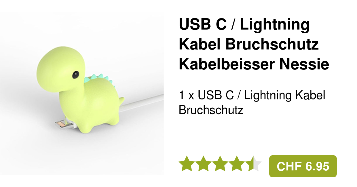 Câble USB C Lightning Protection anti-casse Nessie
