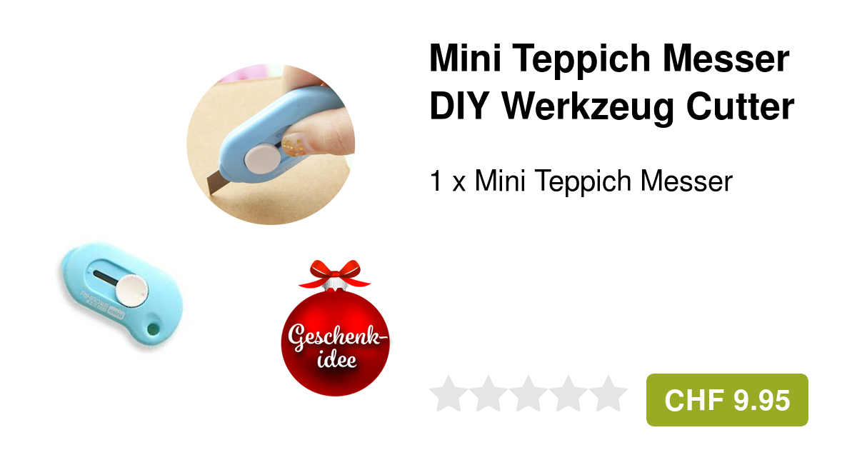Mini Teppich Messer Cutter Werkzeug Tool Japanmesser