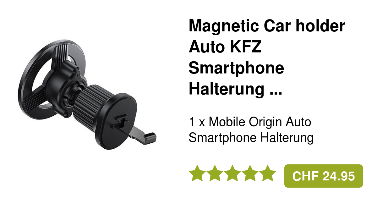 Mobile Origin - Magnetic Car holder Handy Halterung