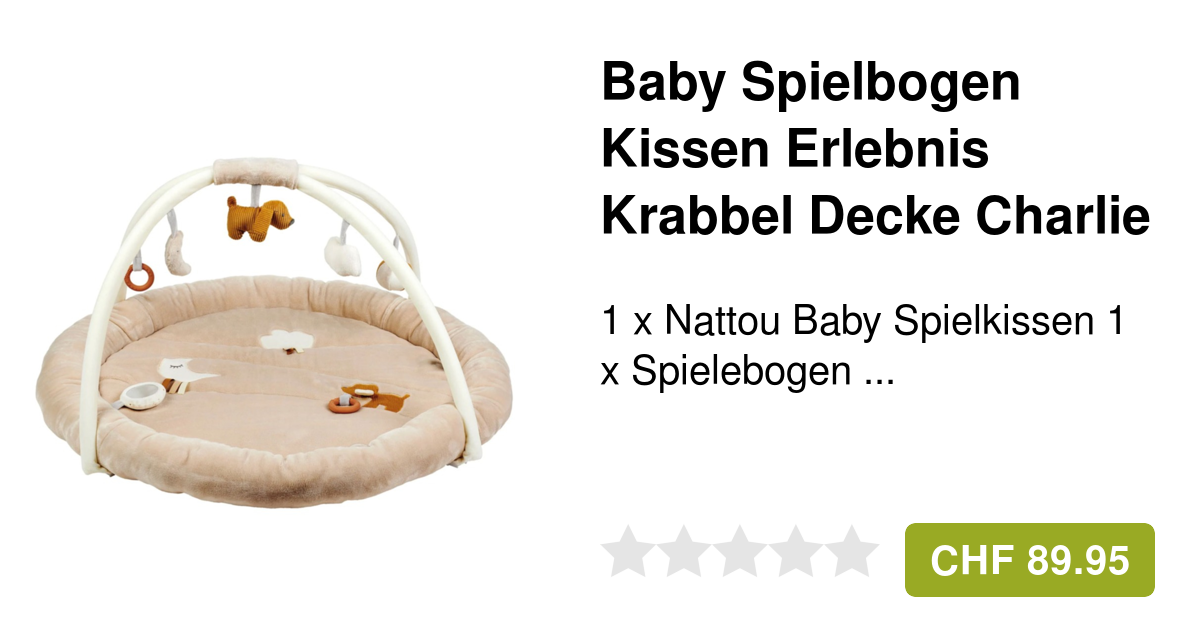 Nattou Baby Spielkissen mit Bogen Charlie