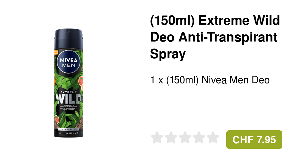 Nivea Men Extreme Wild Deo Anti-Transpirant Spray