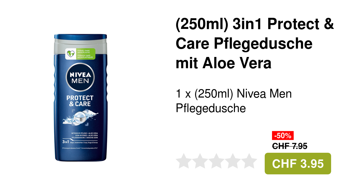 Nivea Men 250ml 3in1 Protect & Care Pflegedusche