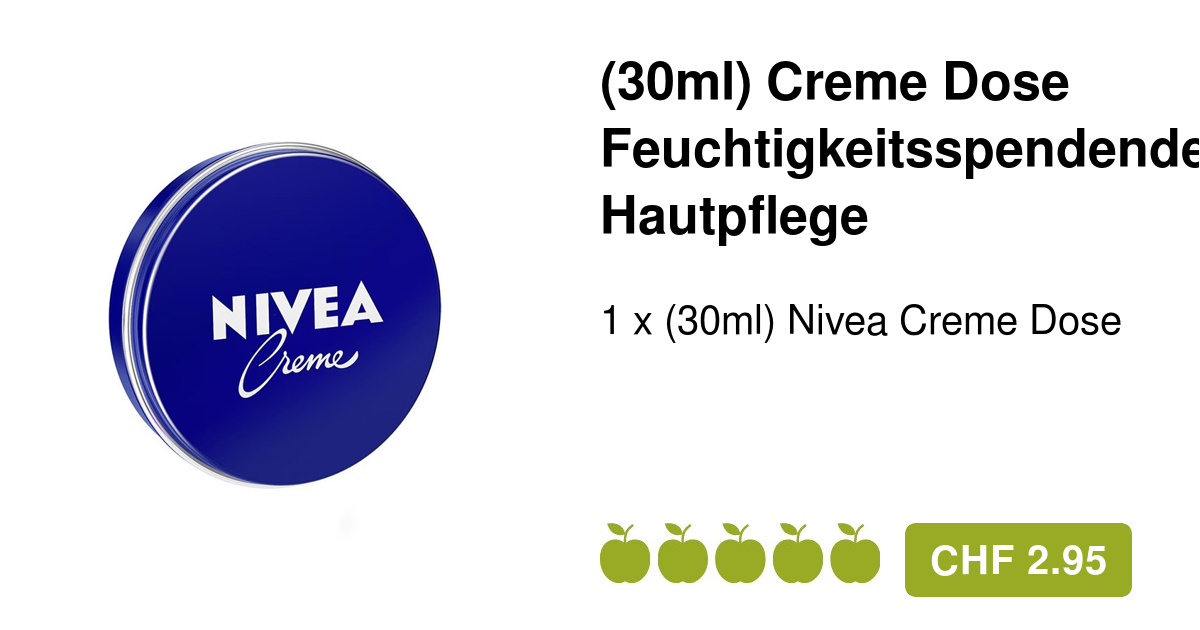 Nivea Creme Dose Feuchtigkeitsspendende Hautpflege