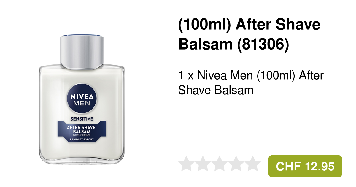 Nivea Men (100ml) After Shave Balsam Sensitive(81306)