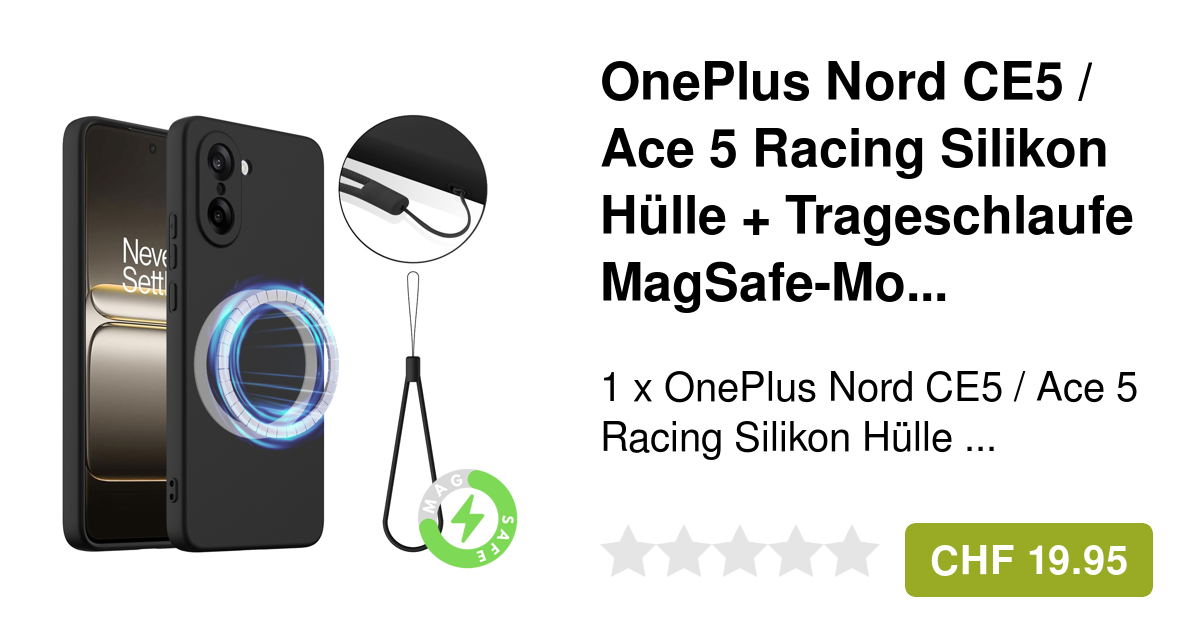 OnePlus Nord CE5 / Ace 5 Racing Hülle Magsafe-Modul