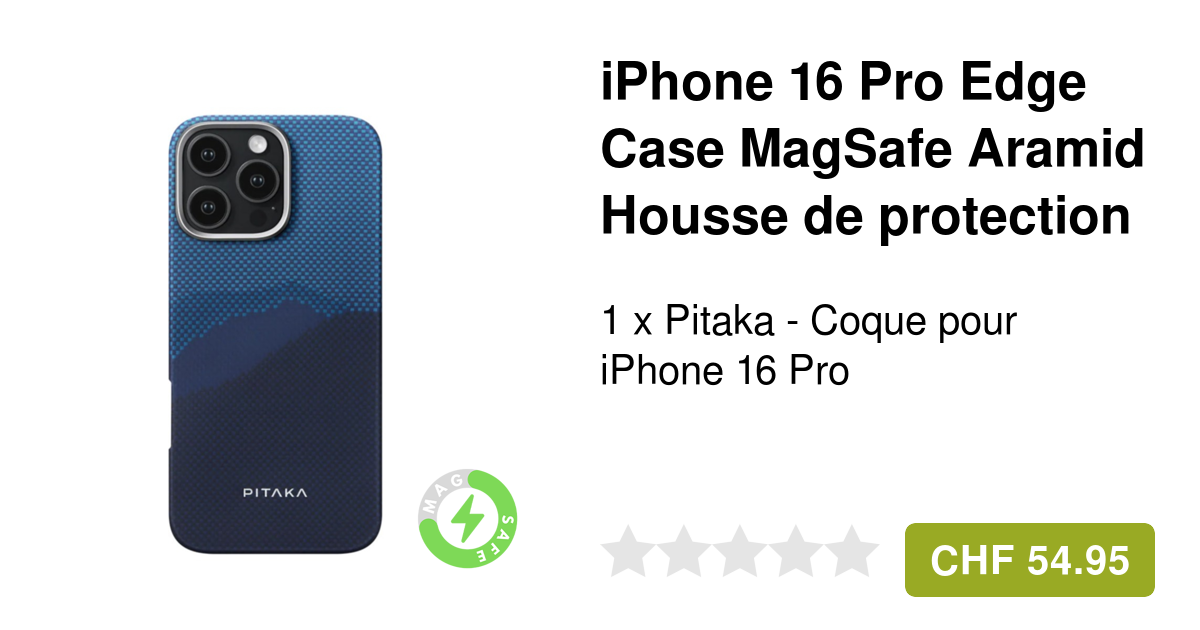 Pitaka iPhone 16 Pro Edge Case Over The Horizon