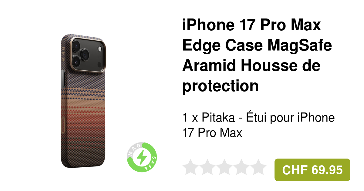 %manufacturer# iPhone 17 Pro Max Edge Case MagSafe Étui Sunset