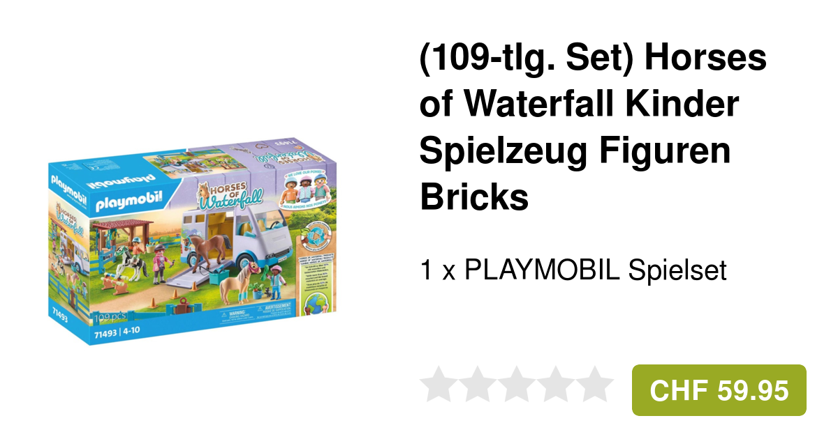 PLAYMOBIL Kinder Spielzeug Figuren Mobile Reitschule