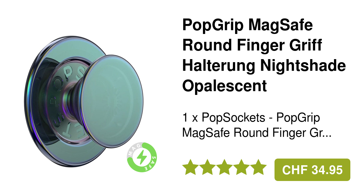 PopSockets - PopGrip Round Finger Griff Halterung