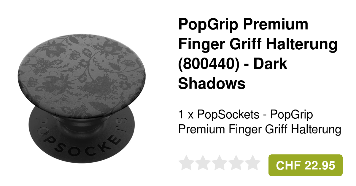 PopSockets PopGrip Premium Finger Griff Halterung