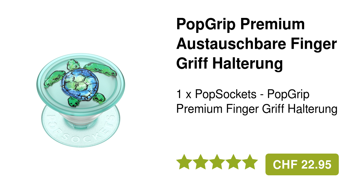 PopSockets -PopGrip Premium Finger Griff Halterung