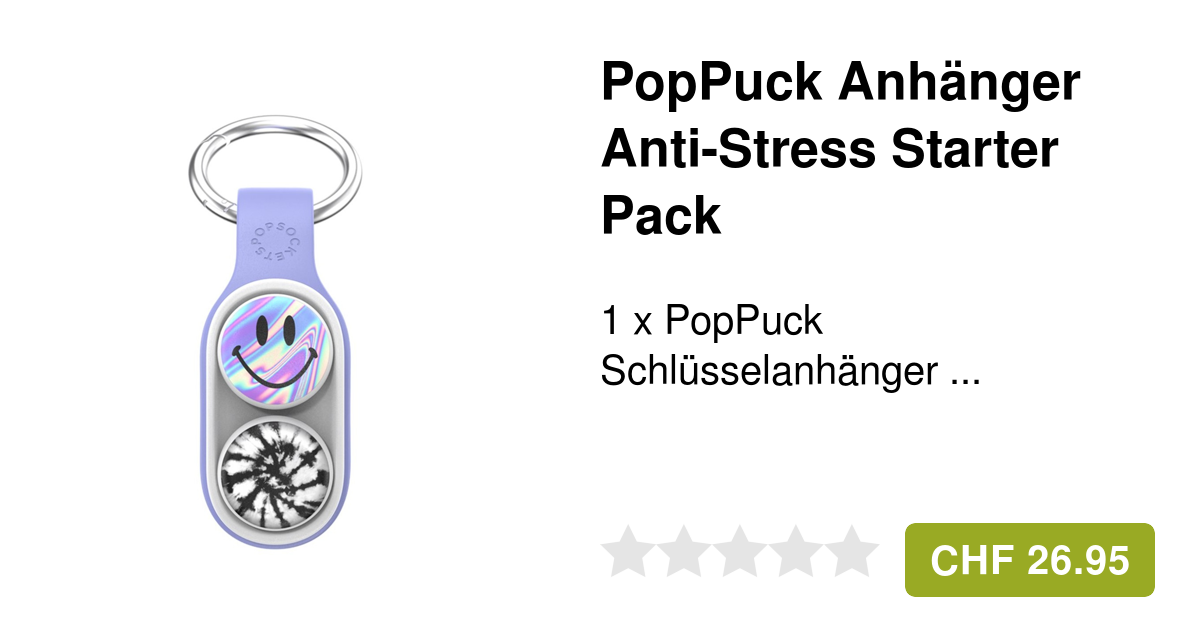 PopSockets PopPuck Fidget Anhänger Spiel Dye Daze