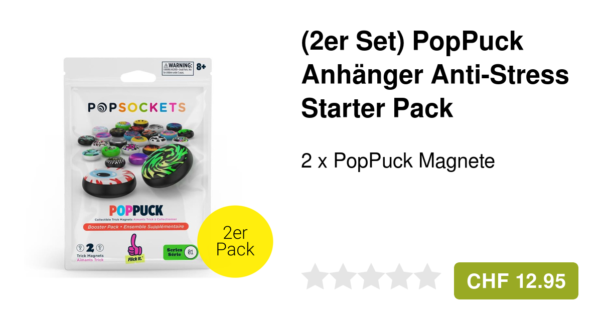 PopSockets PopPuck Booster Pack Anti Stress Spiel