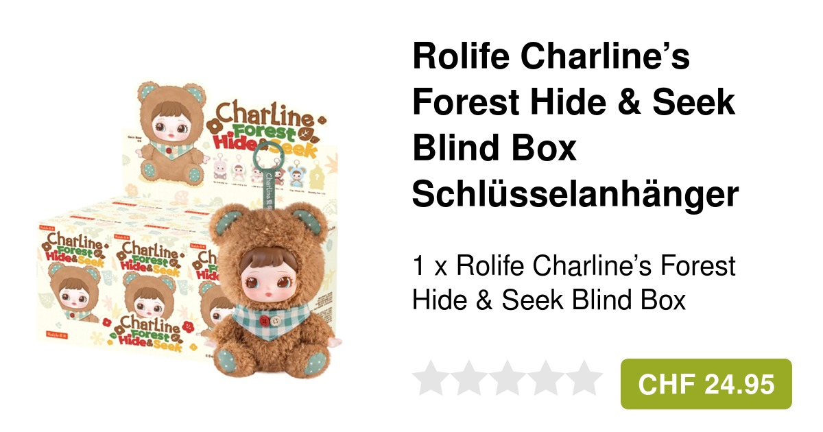 Robotime Rolife Charline’s Forest Hide & Seek Blind Box