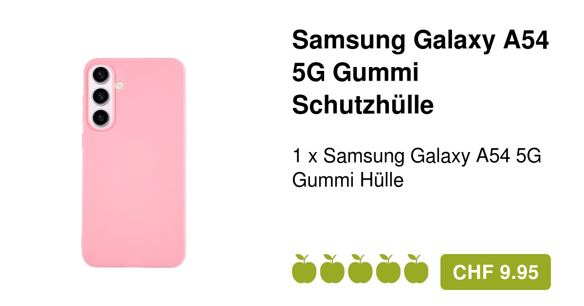 Samsung Galaxy A54 5G coque en caoutchouc Rose (mat)