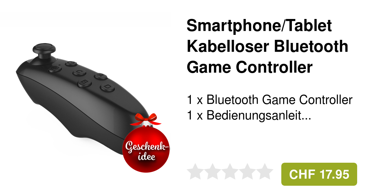 Kabelloser Mini Bluetooth Controller iOs / Android