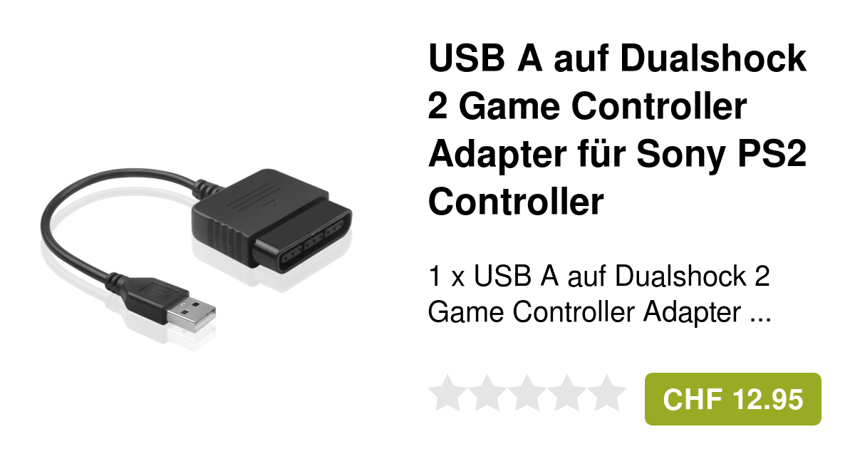 USB A auf Dualshock 2 PS2 Game Controller Adapter