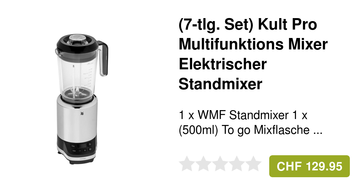 WMF Kult Pro Multifunktions Mixer Standmixer Smoothie